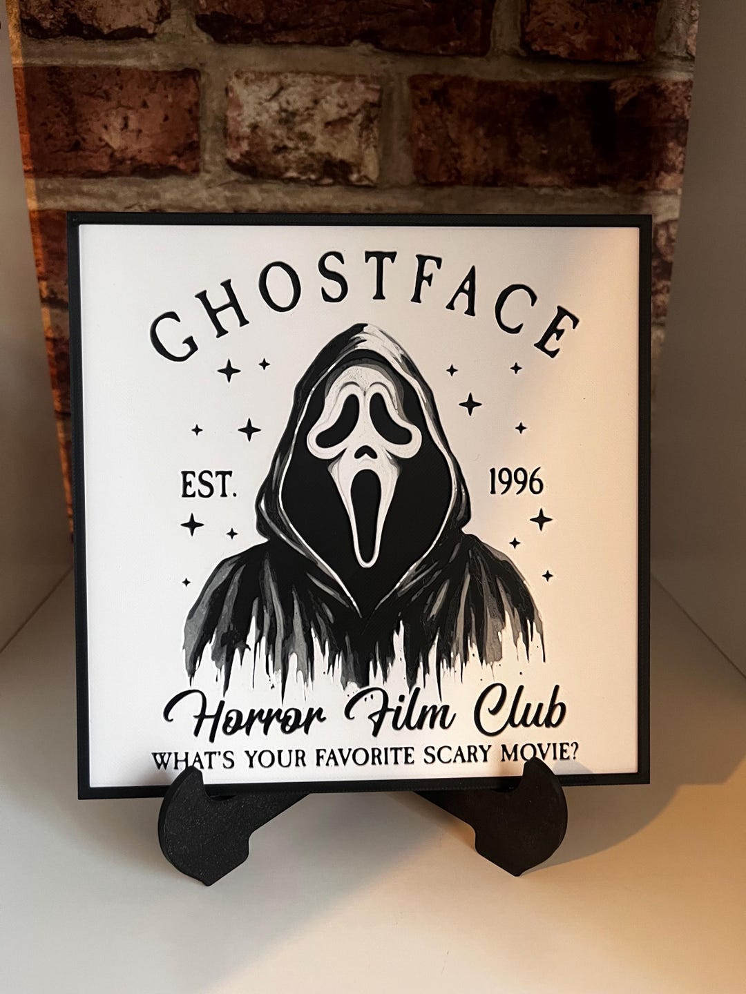 Hueforge Custom 3d Printed Artwork Horror Movie Scream Ghostface What’s ...