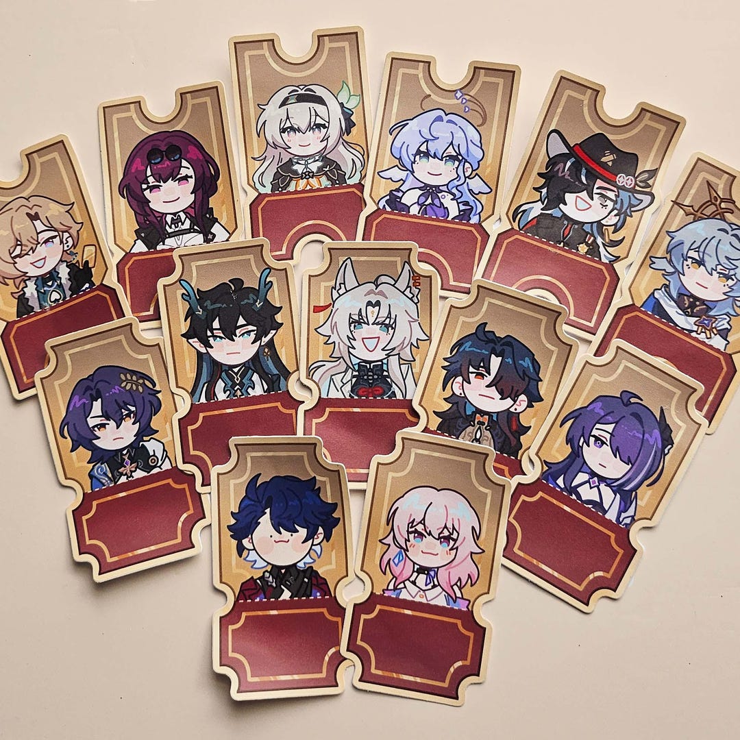 HSR Ticket Stickers - Etsy