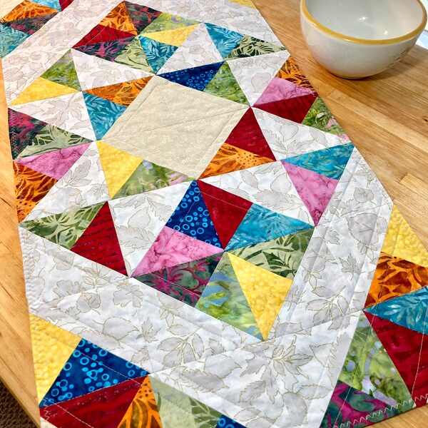 Batik Table Runner - Etsy