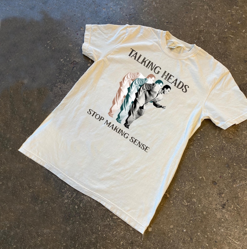 Stop Making Sense Talking Heads Shirt, Music Graphic Tee - Etsy