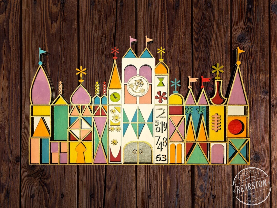 Five Layered Small World Facade Disney Castle - Etsy Canada