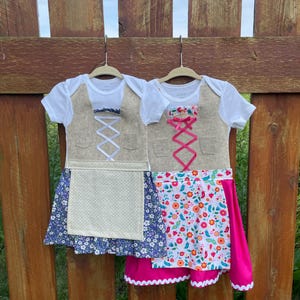 Sister Set Dirndl, Baby Dirndl, Toddler Dirndl, German Dress ...