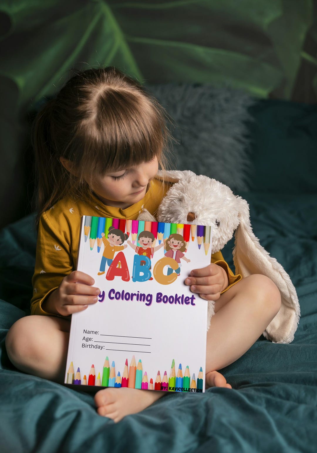 ABC Coloring Book: Educational Printable Activity for Toddlers (PDF ...