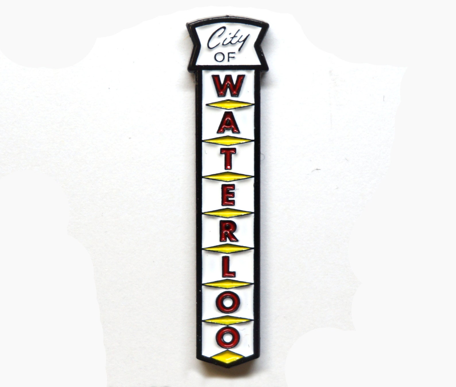 City of Waterloo Sign Enamel Pin | Etsy