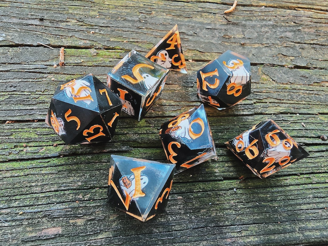 Haunted Hijinks- Halloween Dnd Dice Set - Etsy