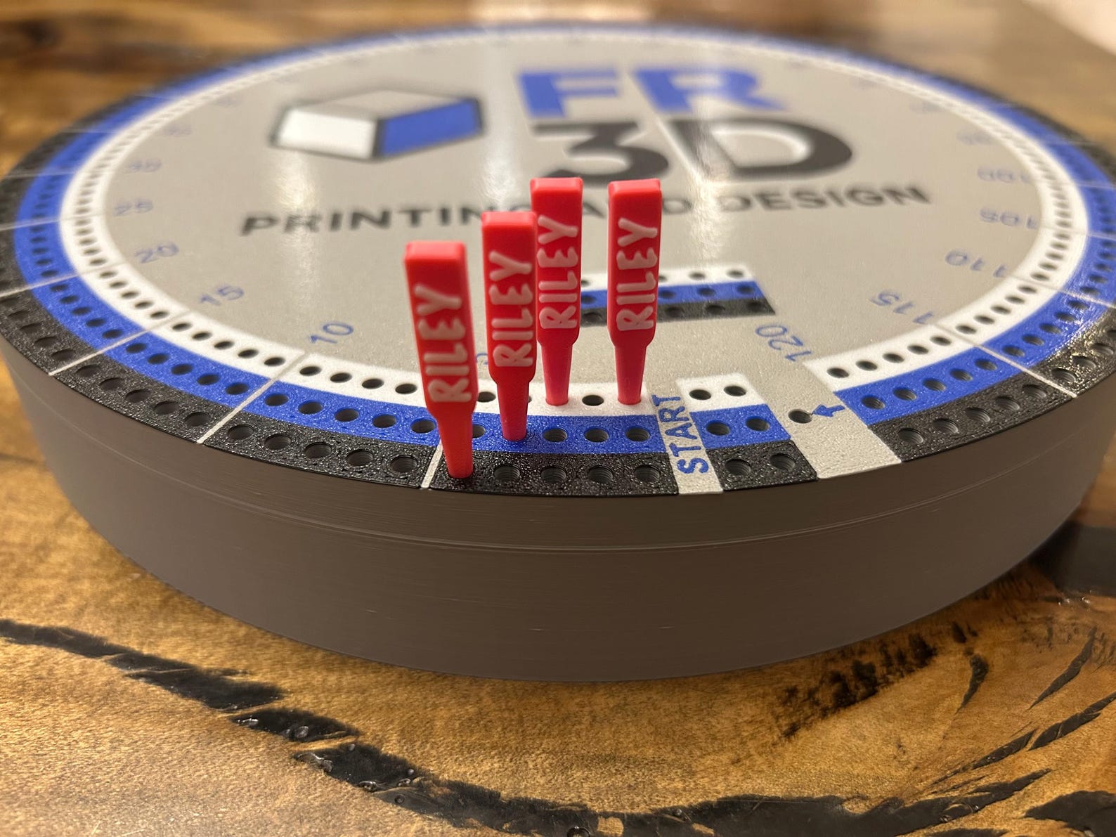 Custom Name Crib Board Pegs – 3D Printed Personalized Cribbage Pegs ...