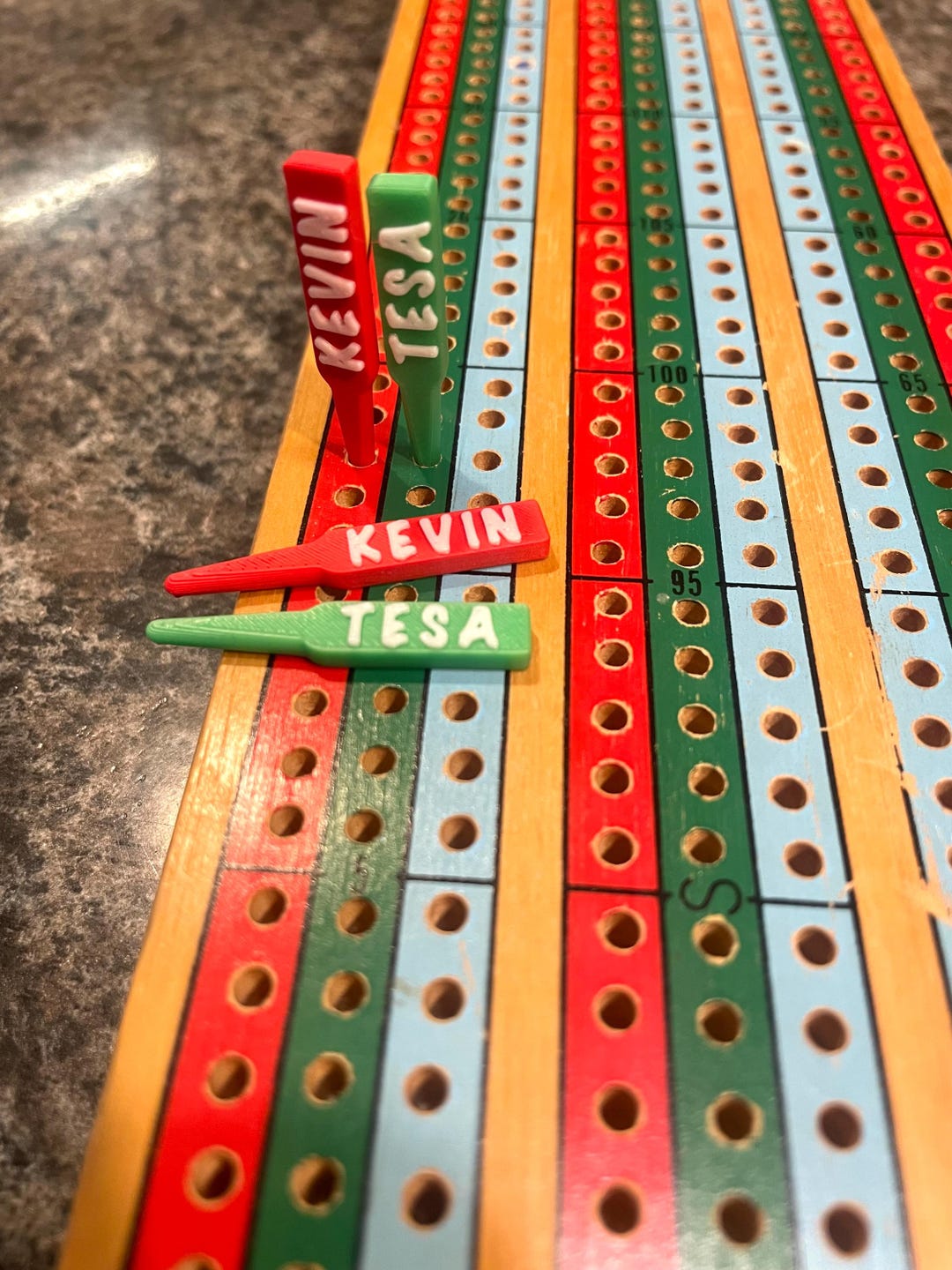 Custom Name Crib Board Pegs – 3D Printed Personalized Cribbage Pegs ...