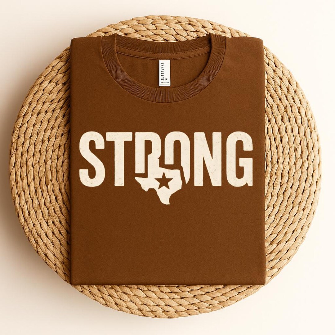 Texas Strong PNG: Vintage State Outline, Lone Star Design (digital ...