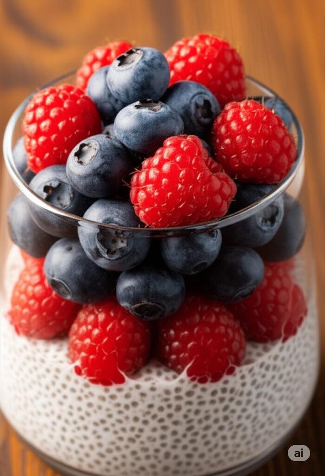 Berry Chia Seed Pudding Parfait - Etsy