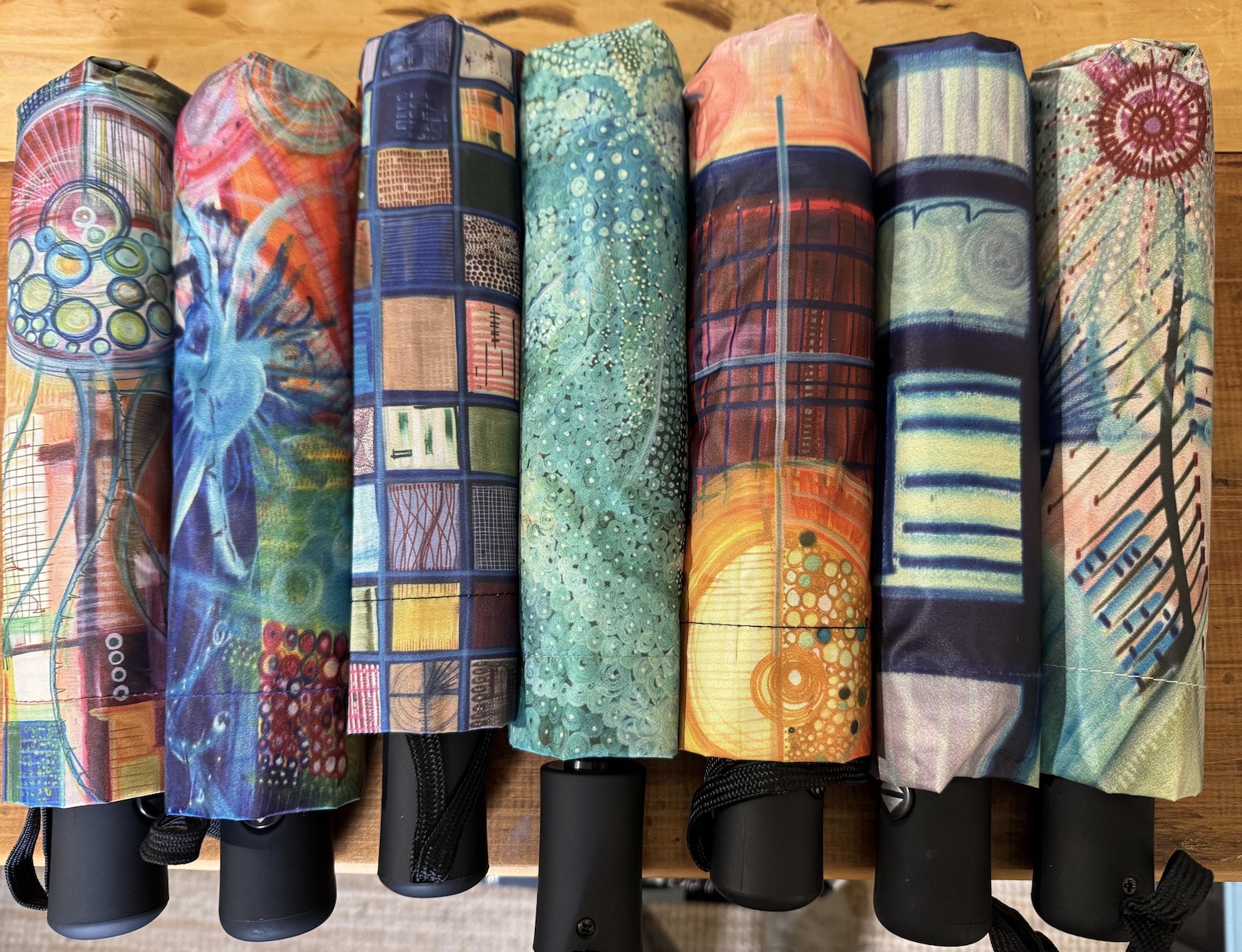 Jo Made It Abstract Art, Designer Umbrellas, Jo Parsons Artist - Etsy
