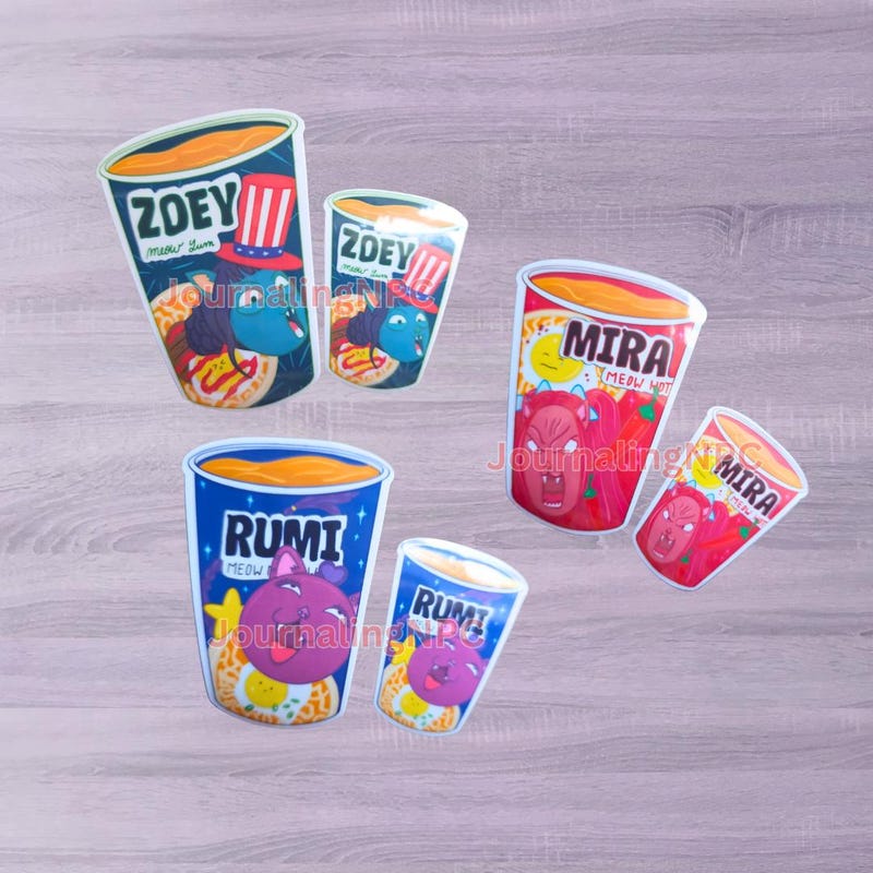 Kpop Demon Hunter Ramen Label - Etsy