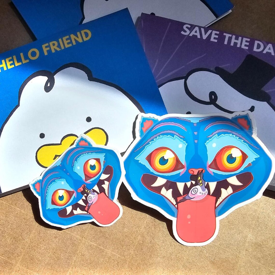 Derpy Tiger + Sussie Bird Kpop Demon Hunters Sticker! - Etsy