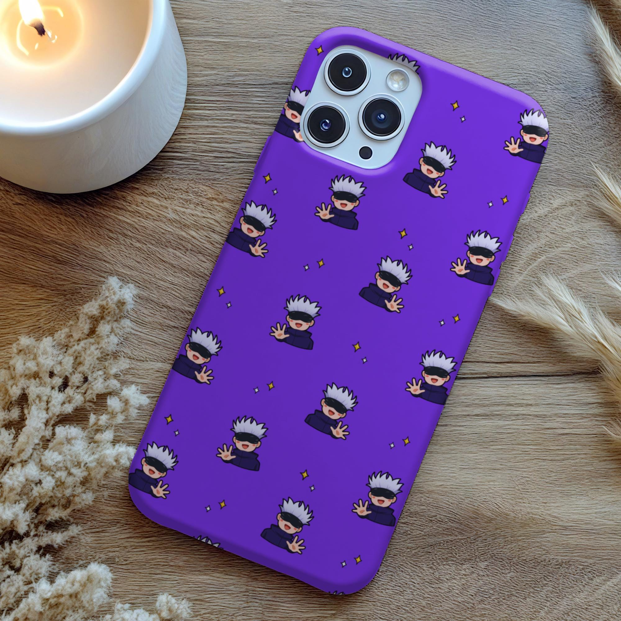 Satoru Gojo Chibi Jujutsu Kaisen Phone Case, iPhone & Samsung Galaxy ...