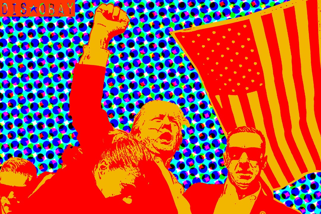 Final Broadcast - Psychedelic Protest Art, Pop Art Rebellion, Political ...