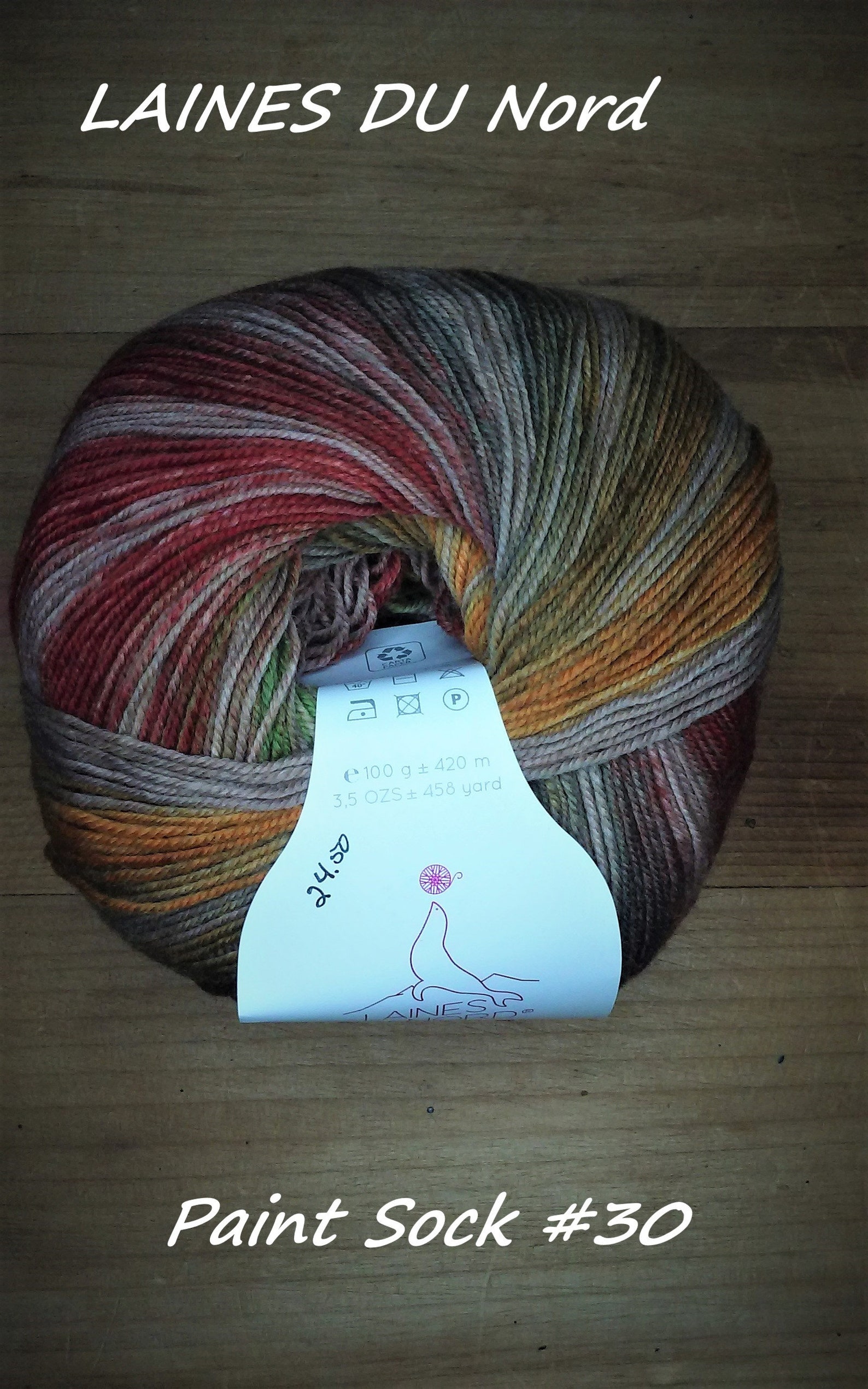 Lanes Du Nord Paint Sock 30 - Etsy