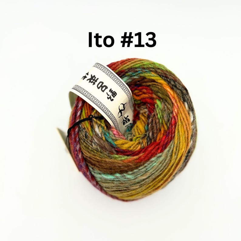 Noro Ito Yarn is a Kaleidoscope of Beautiful Color. 100% Worsted Weight ...