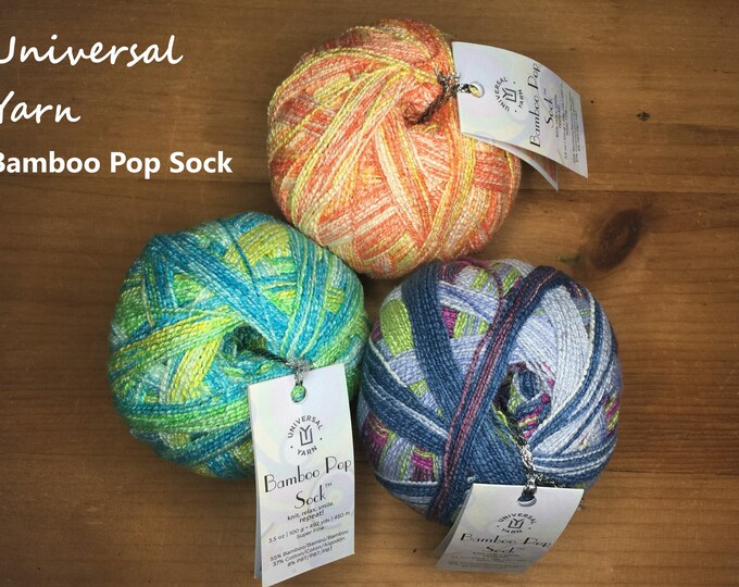 Universal Yarn Bamboo Pop Sock - Etsy
