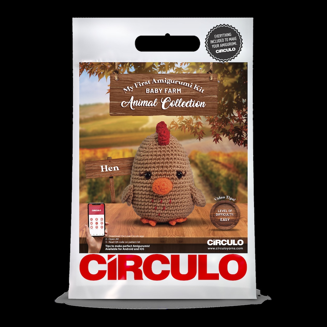 My First Amigurumi Kit Baby Farm Animal Collection - Etsy