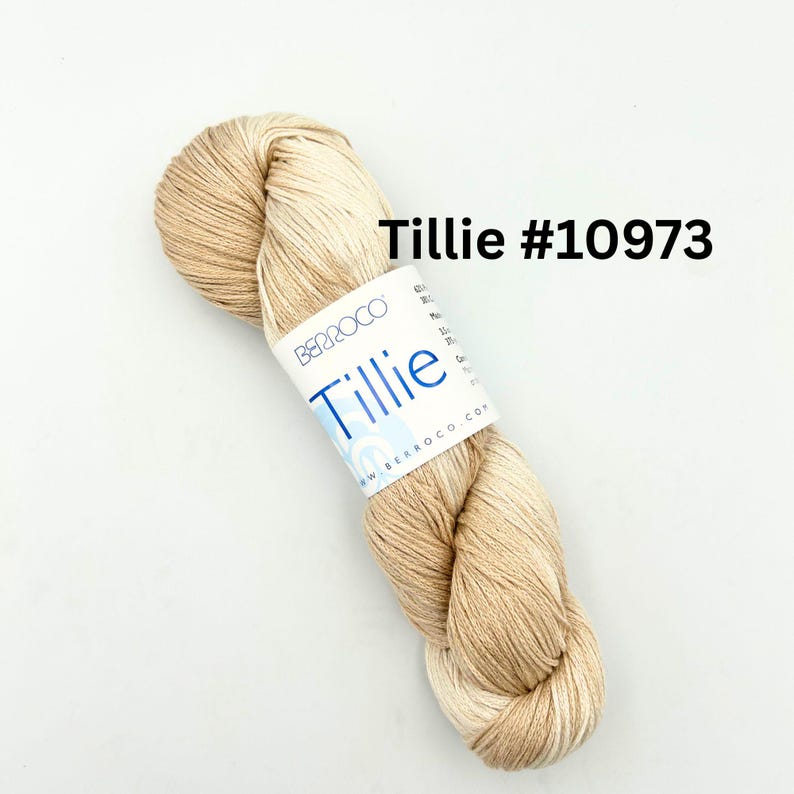 Berroco Tillie Yarn, Hand-dyed Pima Cotton Cupro Blend - Etsy