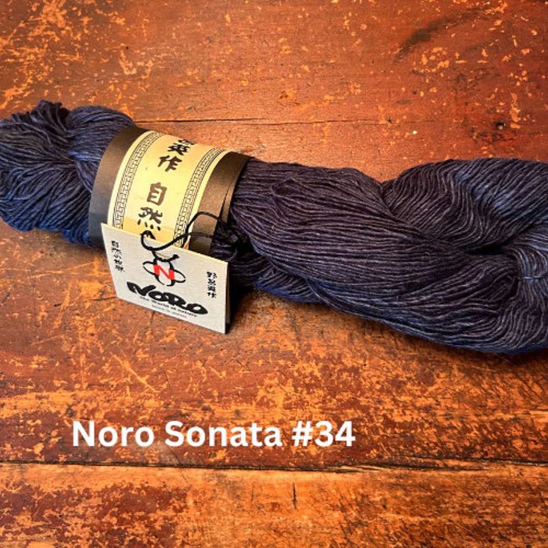Noro Sonata 34, Knit and Crochet Yarn, Cotton, Viscose, Silk, Polyamide ...