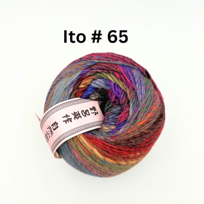 Noro Ito Yarn is a Kaleidoscope of Beautiful Color. 100% Worsted Weight ...