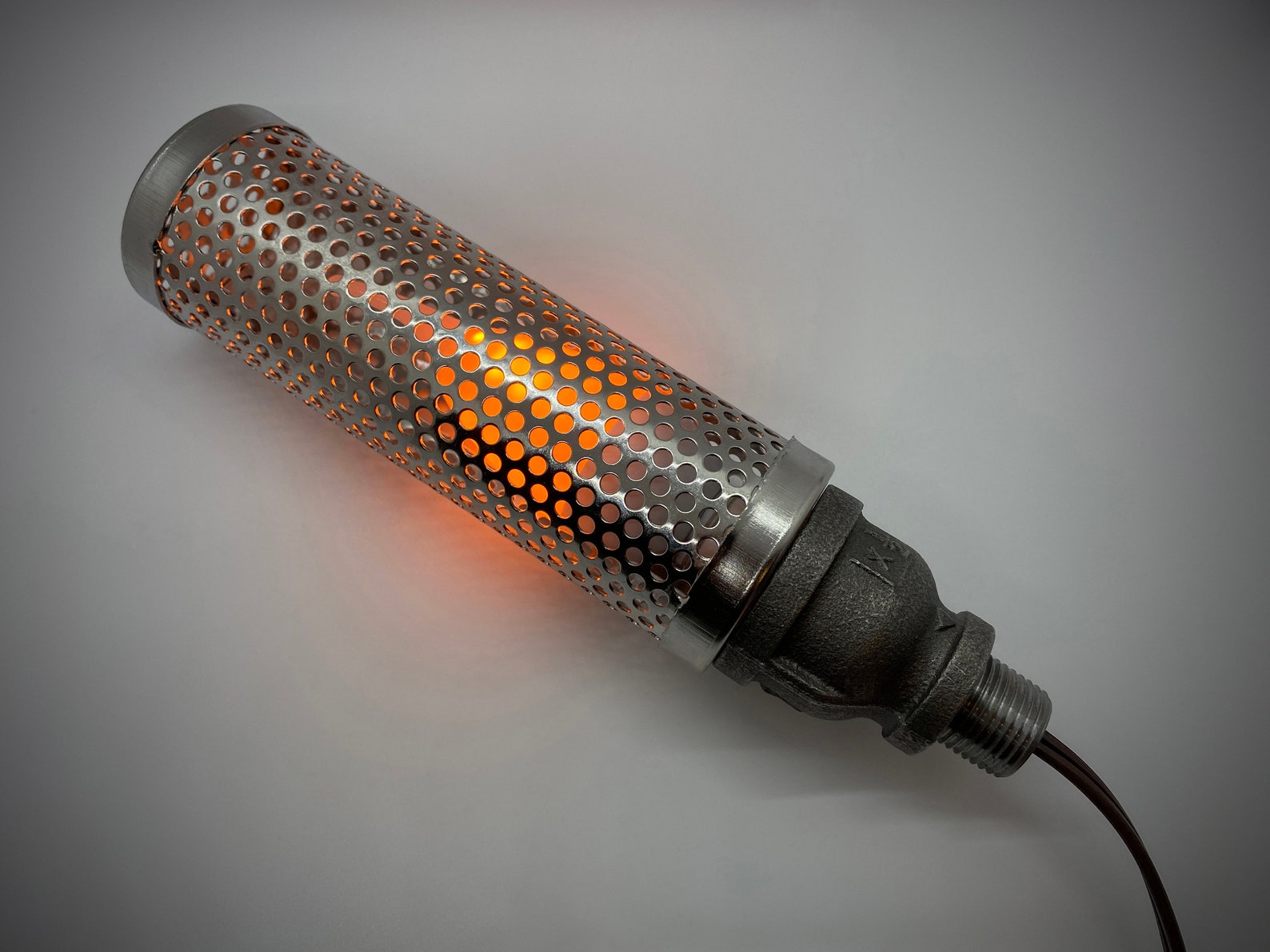Flickering Flame LED Torch Light for Steampunk Industrial Pipe - Etsy