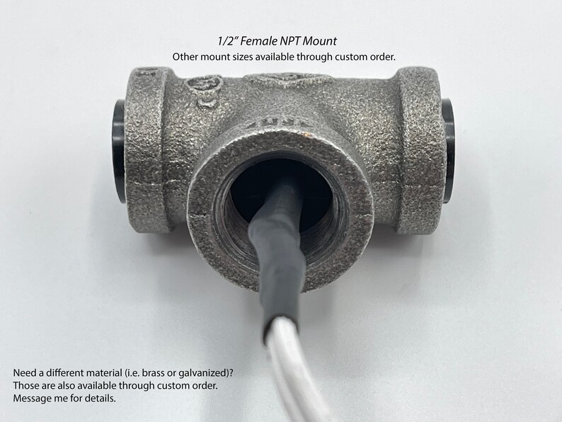 Black Malleable Iron Double Candelabra (E12) Socket 1/2" Tee Fitting ...