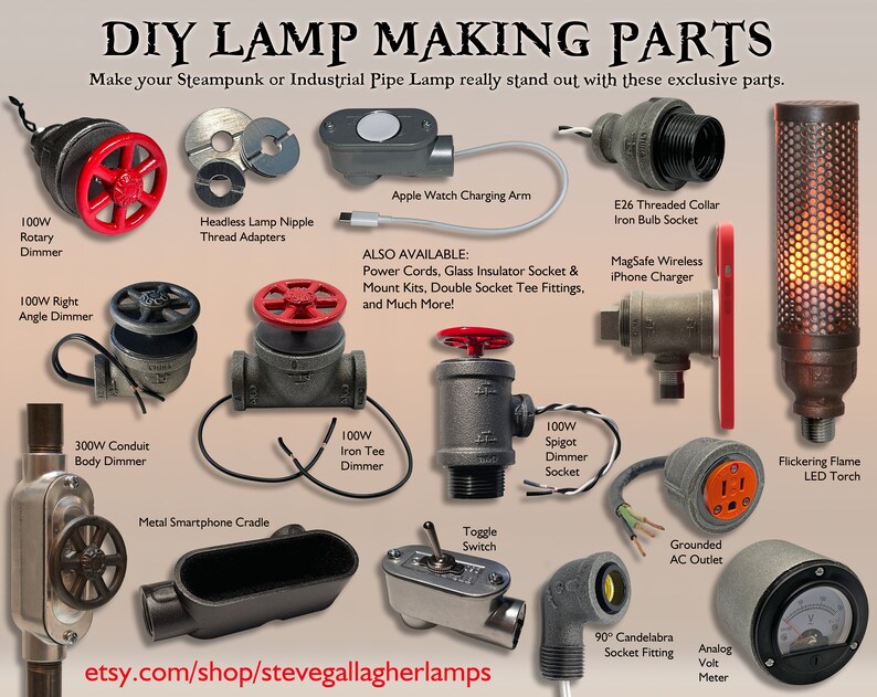 Black Malleable Iron Double Candelabra E12 Socket 1/2 - Etsy