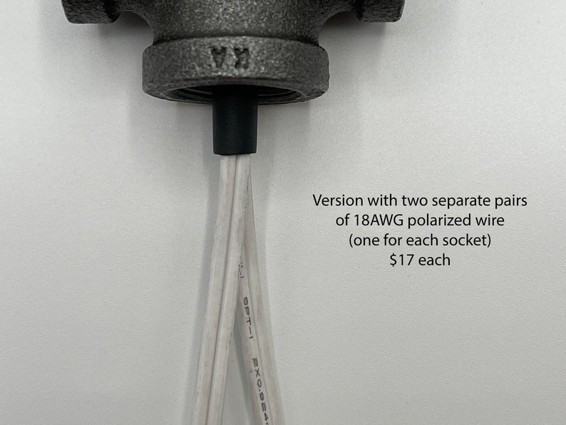 Black Malleable Iron Double Candelabra E12 Socket 1/2 - Etsy