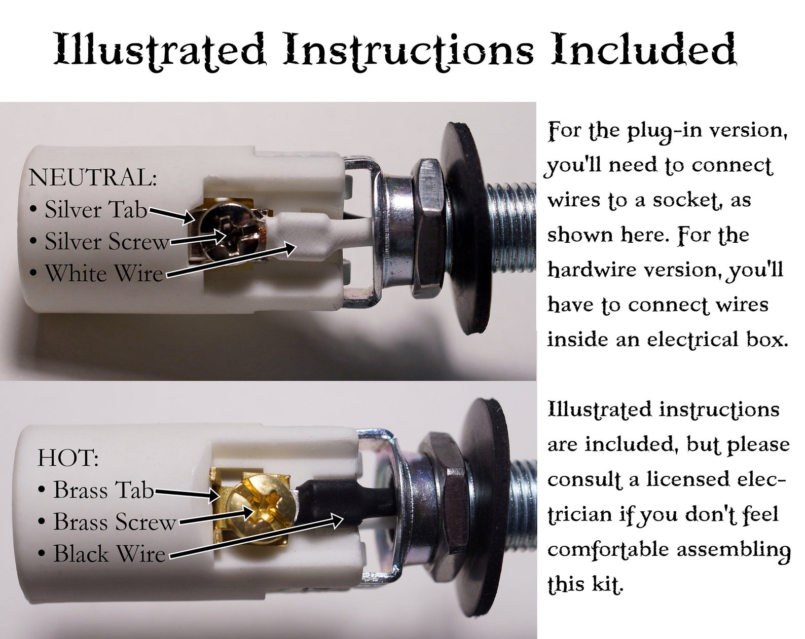 Glass Insulator Hanging Pendant Light Kit Includes Porcelain Socket ...