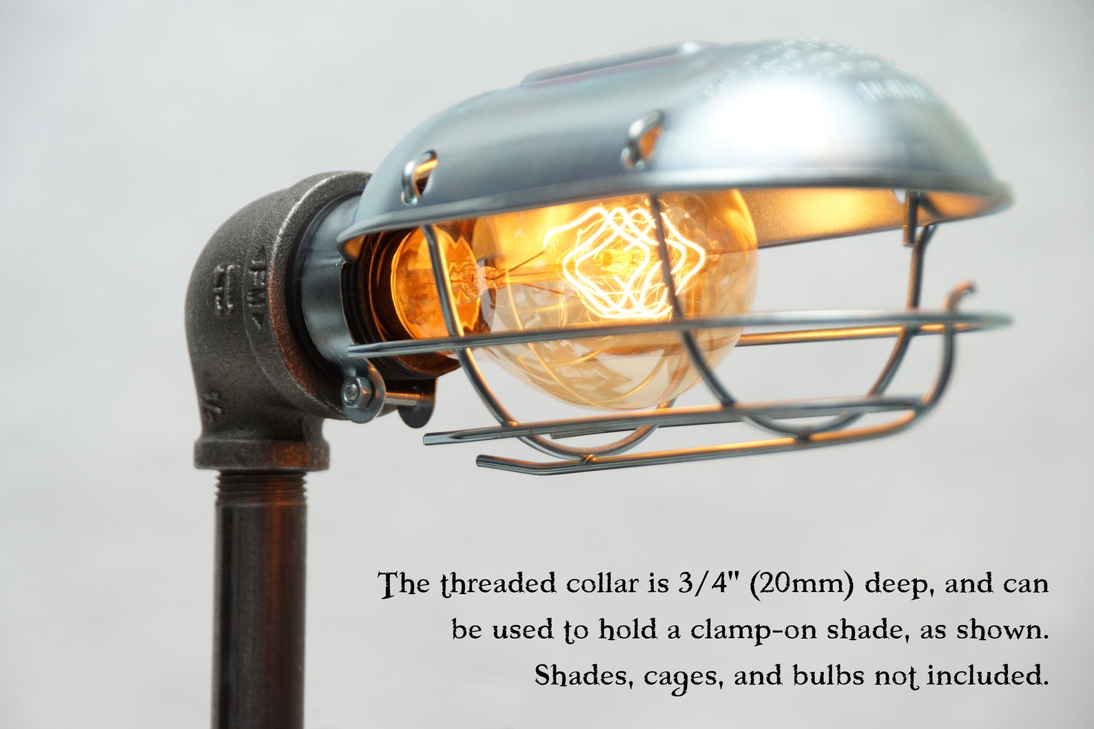 Black Iron Medium Base E26 Bulb Socket With Threaded Collar - Etsy