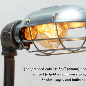 Black Iron Medium Base E26 Bulb Socket With Threaded Collar - Etsy