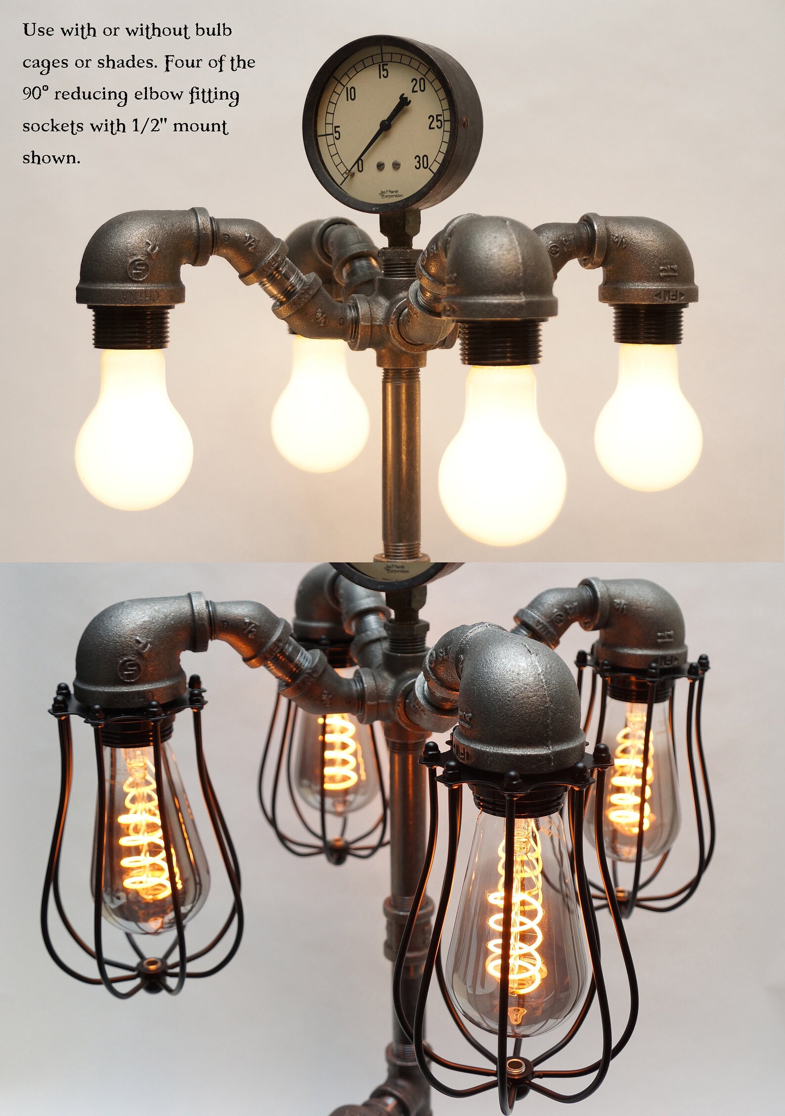 Black Iron Medium Base E26 Bulb Socket With Threaded Collar - Etsy