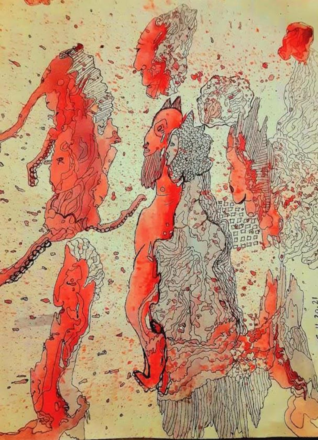 Alien Royal Wall Decor Art Print - Etsy