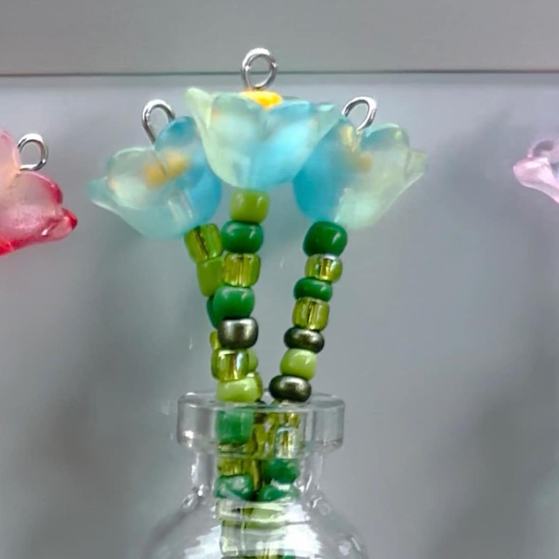 Beaded Flower Bouquet Magnets - Etsy