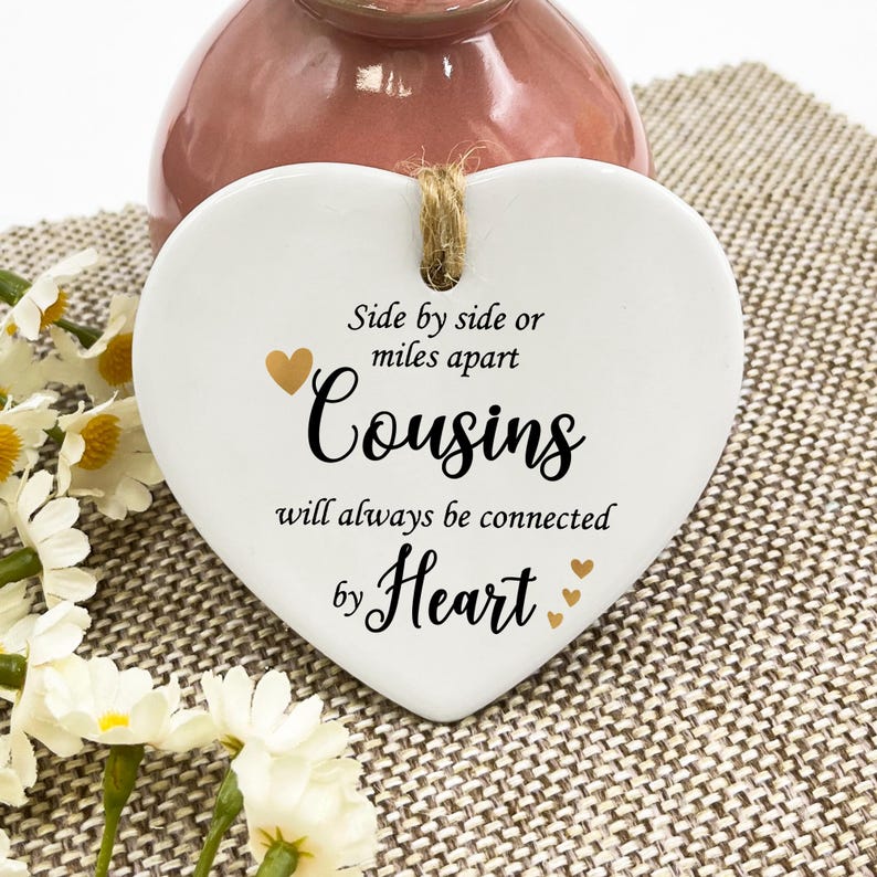 Personalized Cousin Gift, Custom Cousin Ornament, Birthday Gift for ...