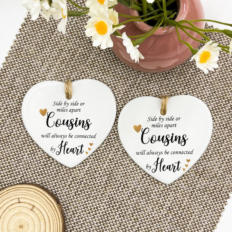 Personalized Cousin Gift, Custom Cousin Ornament, Birthday Gift for ...