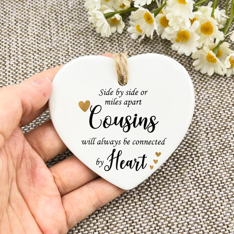 Personalized Cousin Gift, Custom Cousin Ornament, Birthday Gift for ...
