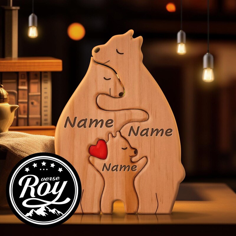 3 Bears Puzzle Wood - Etsy