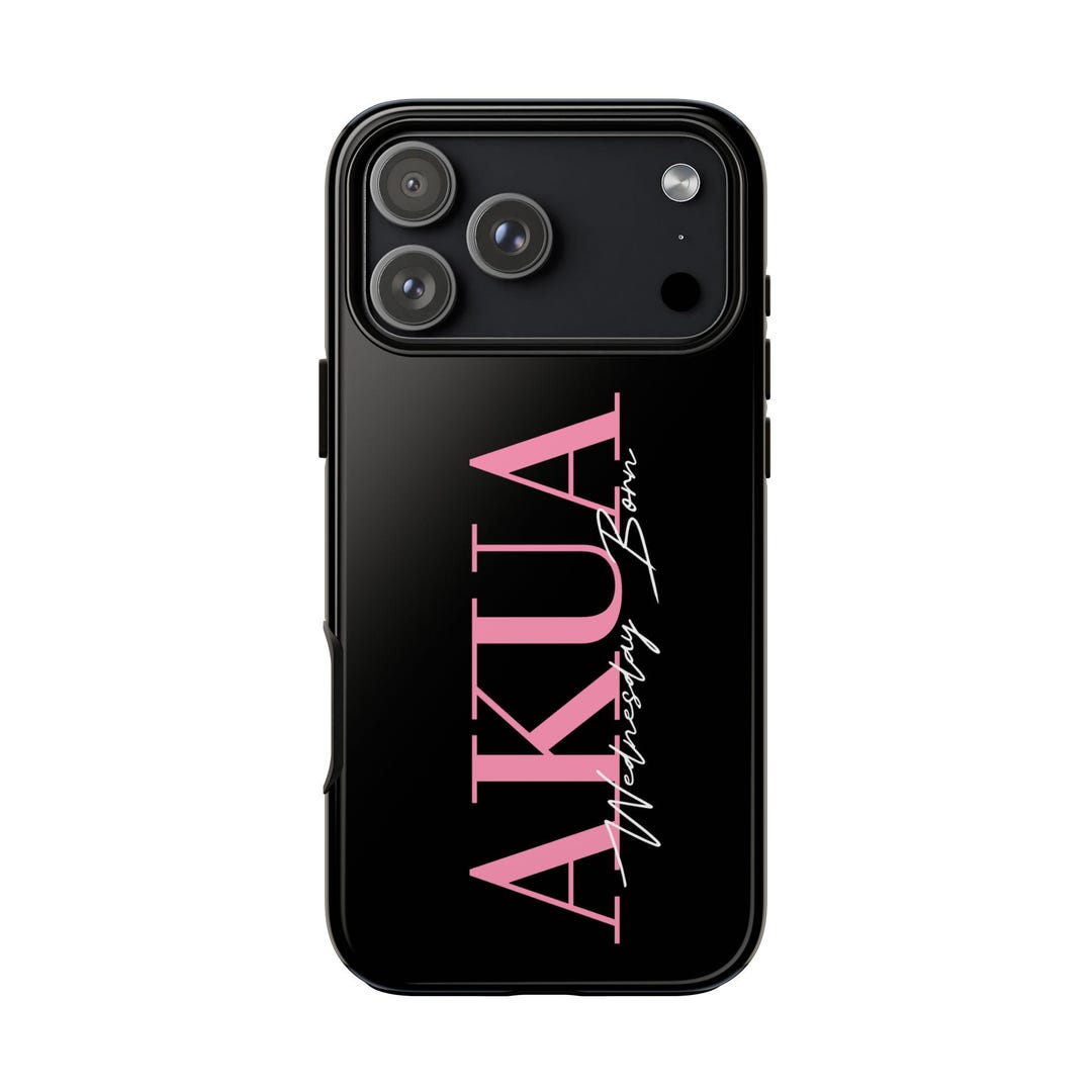 Akua Akan Ghana African Day Name Phone Case (black) | Plustwo Cases - Etsy