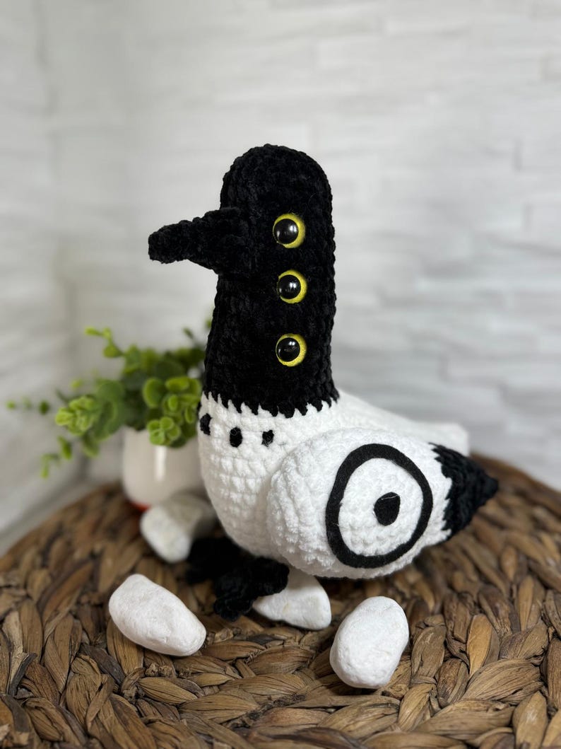 K-pop Demon Hunter Magpie – Handmade Plush Toy With Hat - Etsy