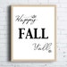 Happy Fall Y'all Printable Wall Art | Rustic Fall Home Decor Print ...