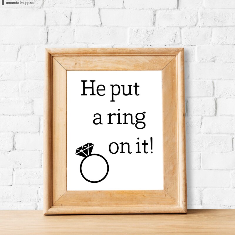 He Put a Ring on It - Etsy