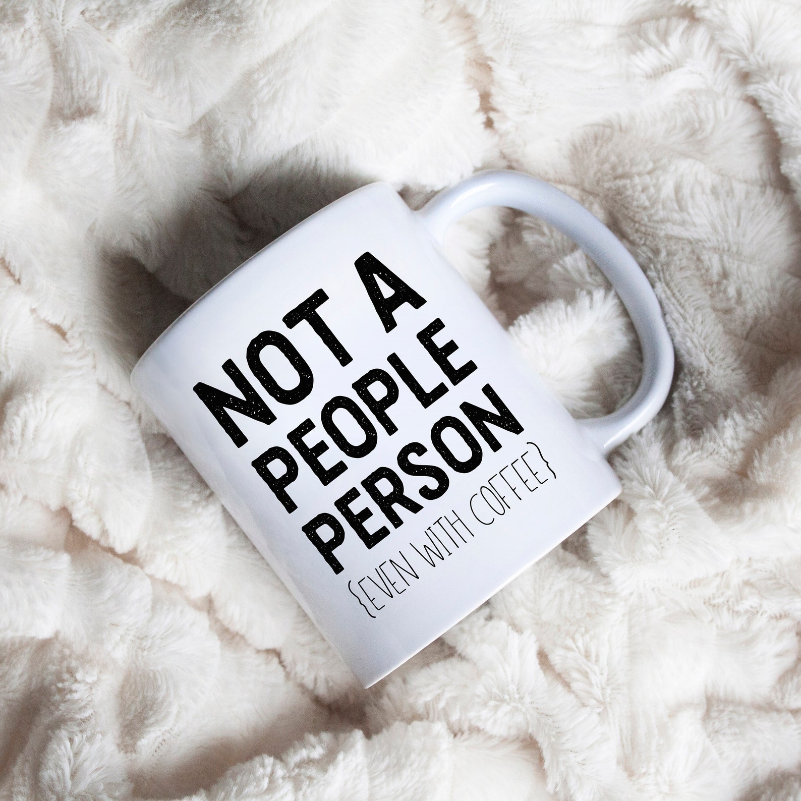 Not A People Person Even With Coffee Coffee Mug Not A People | Etsy