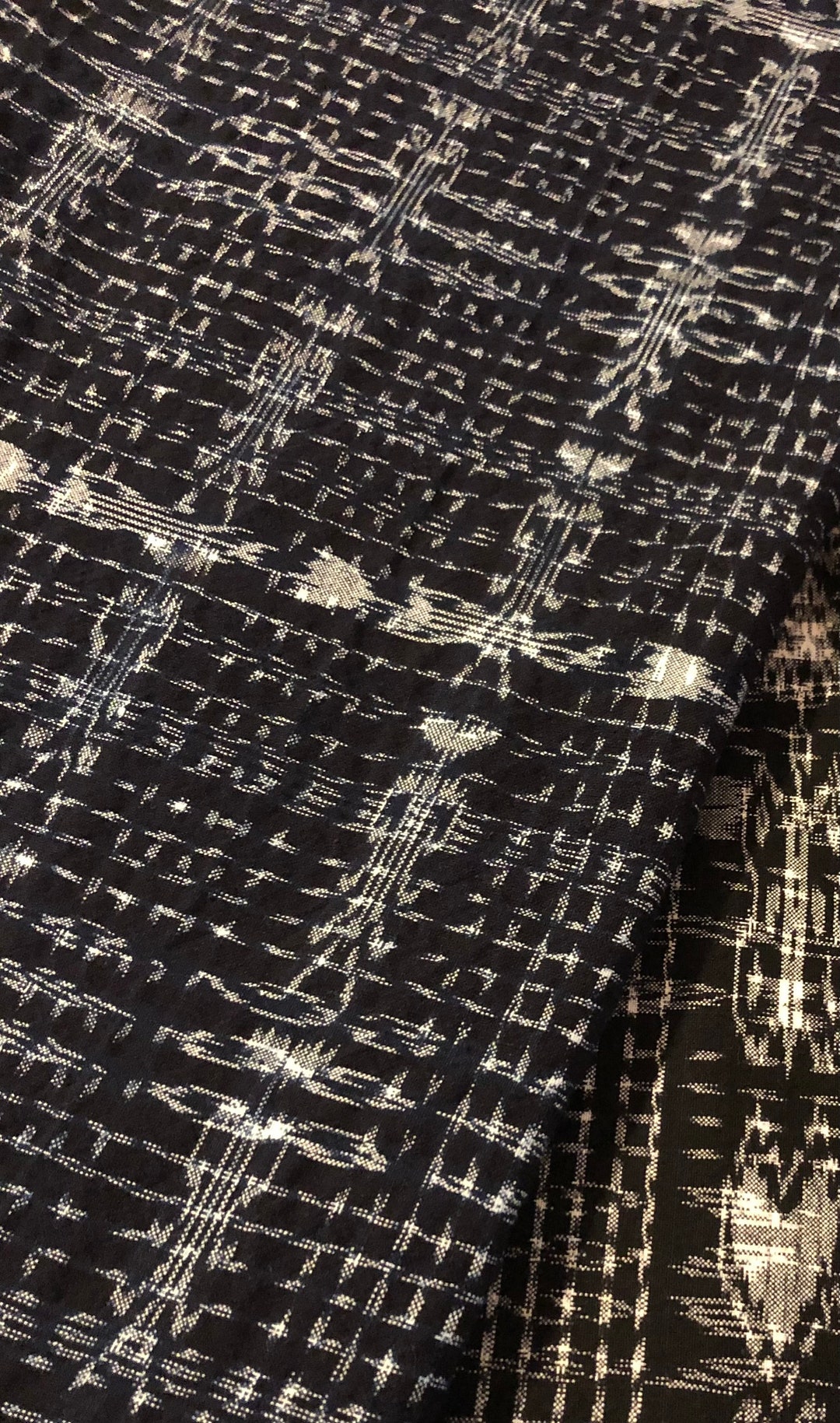 Guatemalan Corte Fabric - Indigo Blue - Etsy
