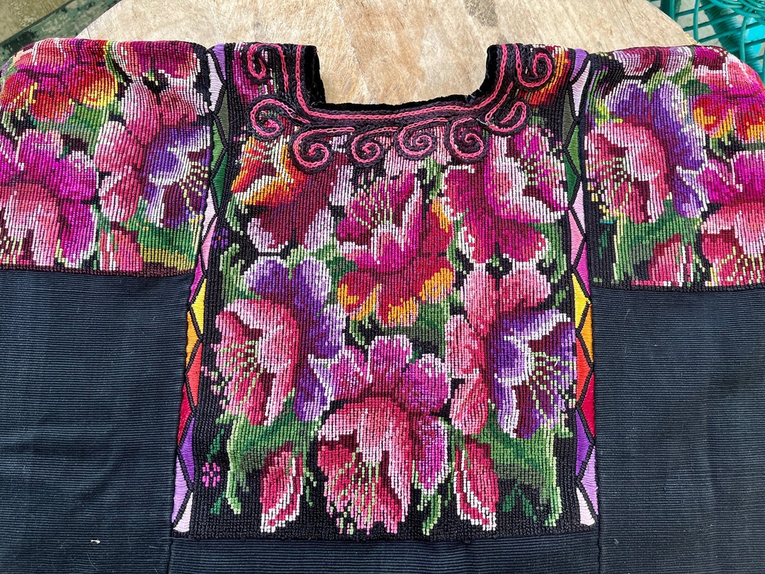 Guatemalan Huipil From Chichicastenango - Jewel Tones - Etsy