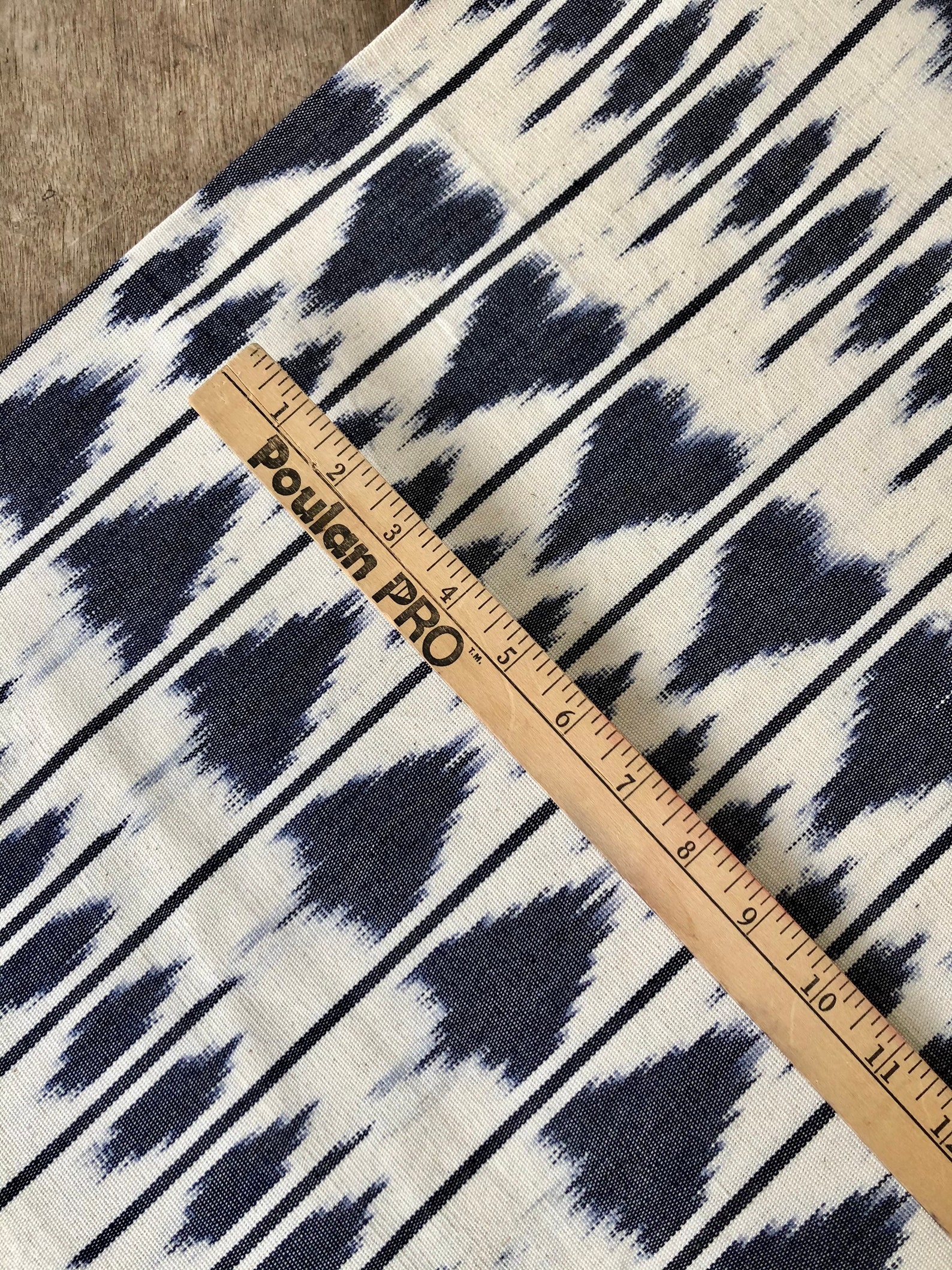 Guatemalan Ikat Fabric - Lluvia De Indigo - Etsy