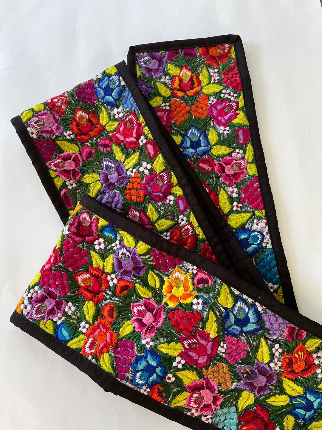 Flower Garden Guatemalan Embroidered - Etsy