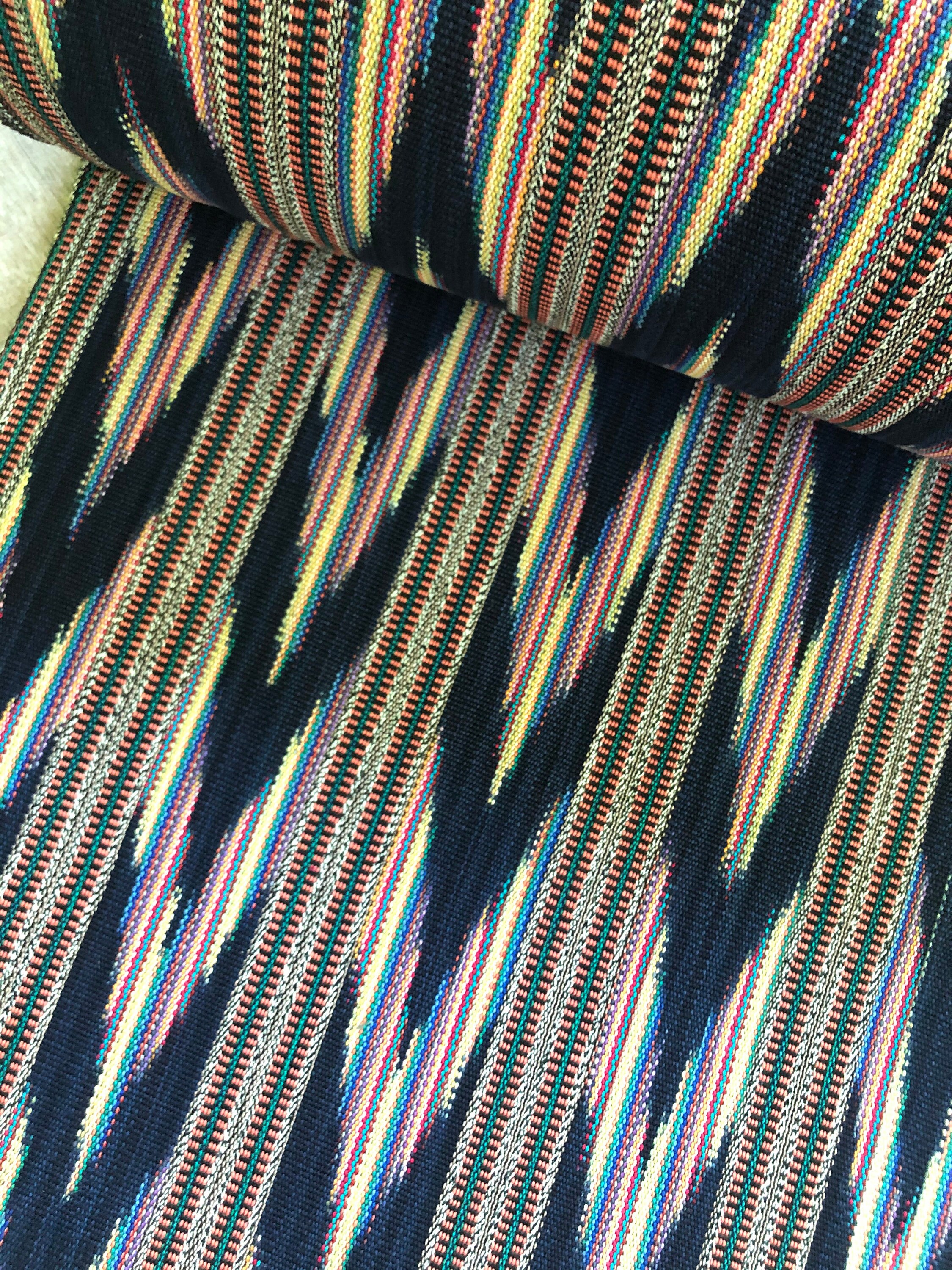 Guatemalan Ikat - Multicolor Chevrons by Voz De Los Tz'utujiles - Etsy