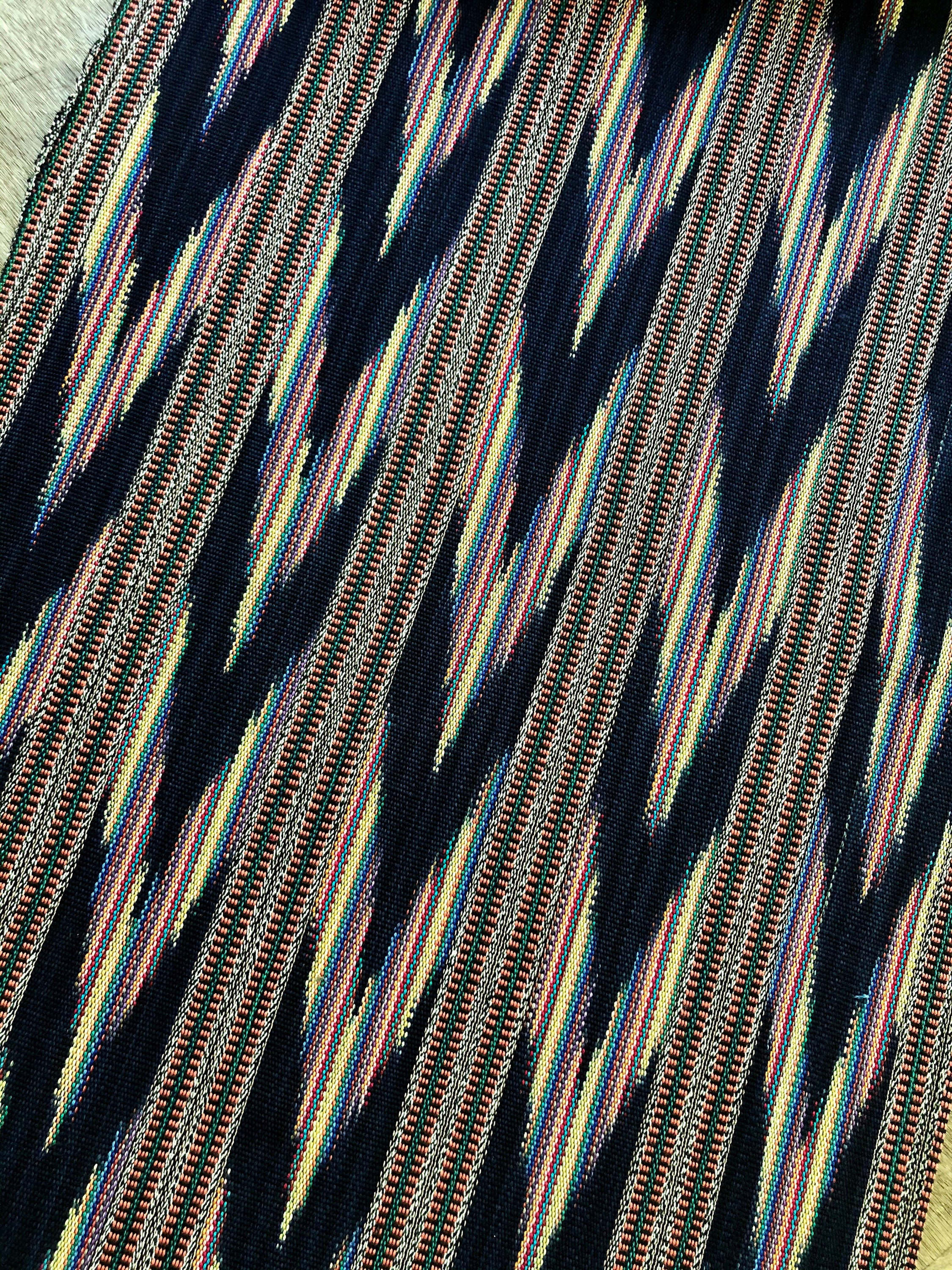Guatemalan Ikat - Multicolor Chevrons by Voz De Los Tz'utujiles - Etsy